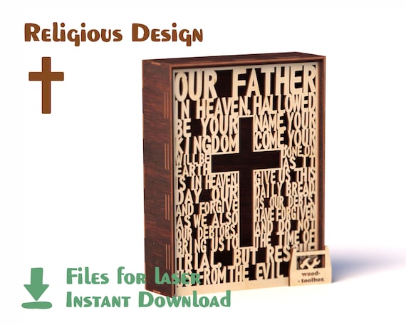 Prayer Box LASER Cut File Svg / Cdr Laser Cut Prayer Box - Etsy