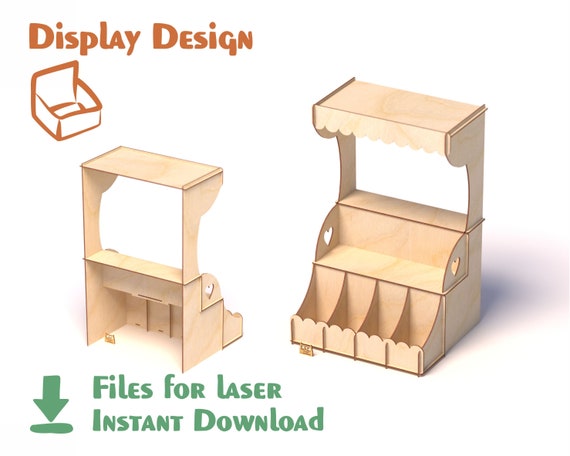 Display for Sweets Laser Cut Files / SVG DXF CDR / Digital - Etsy