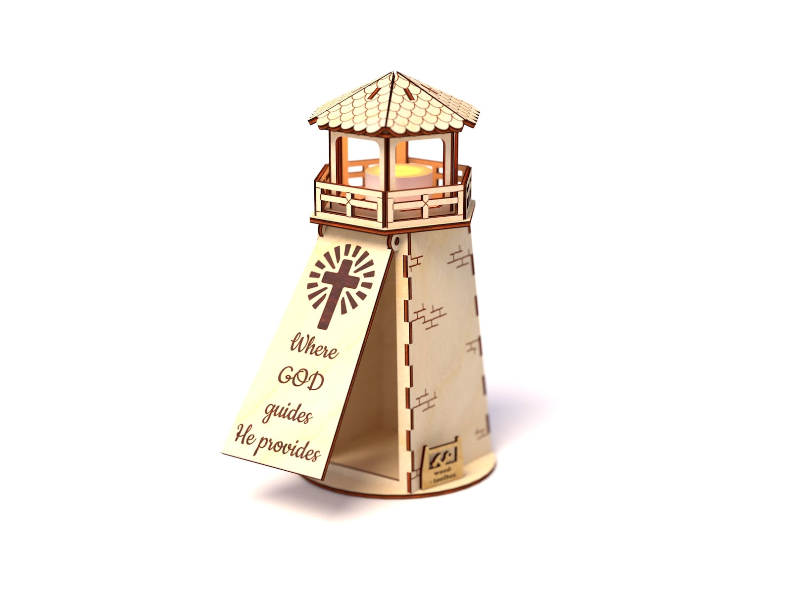 Lighthouse - Laser Ready Files. CDR, DXF, SVG Files for Engraving and ...