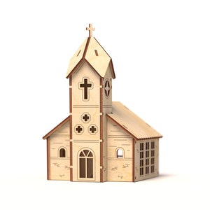 Church - Laser Files - Building Modelling - Custom Files for Laser ...