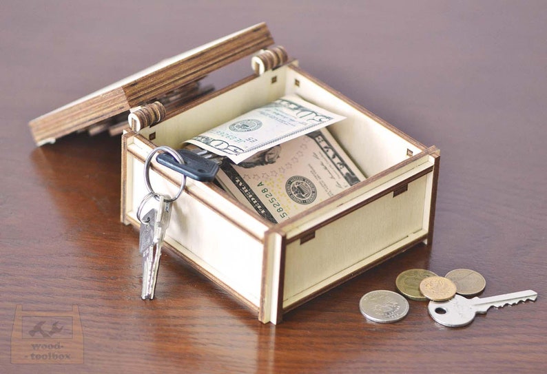 Safe Boxes Laser Cut Files SVG. Vector Plan DXF File for - Etsy