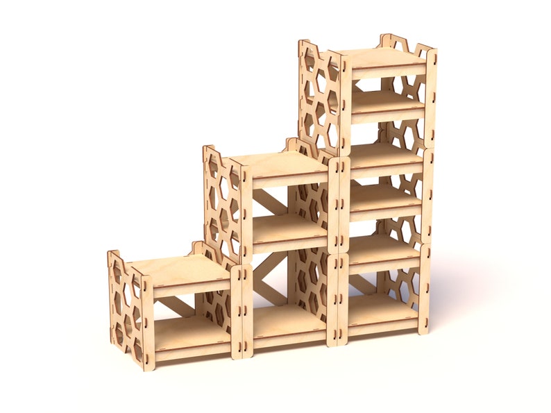 Modular Shelves - Files for Laser Cutting Machines and CNC Routers ...