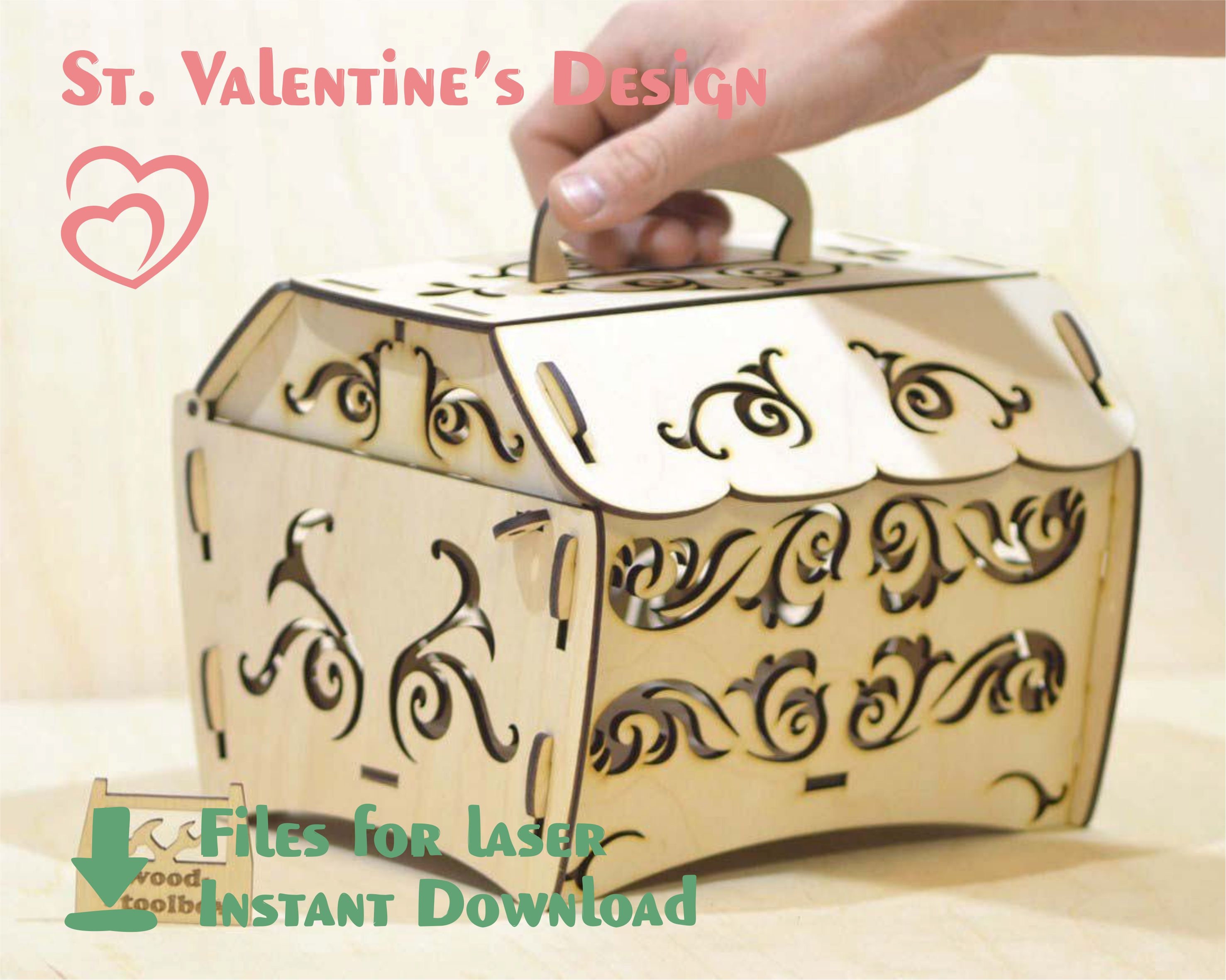 Box for Gifts Digital Laser Cut Files DXF Files for Cnc - Etsy
