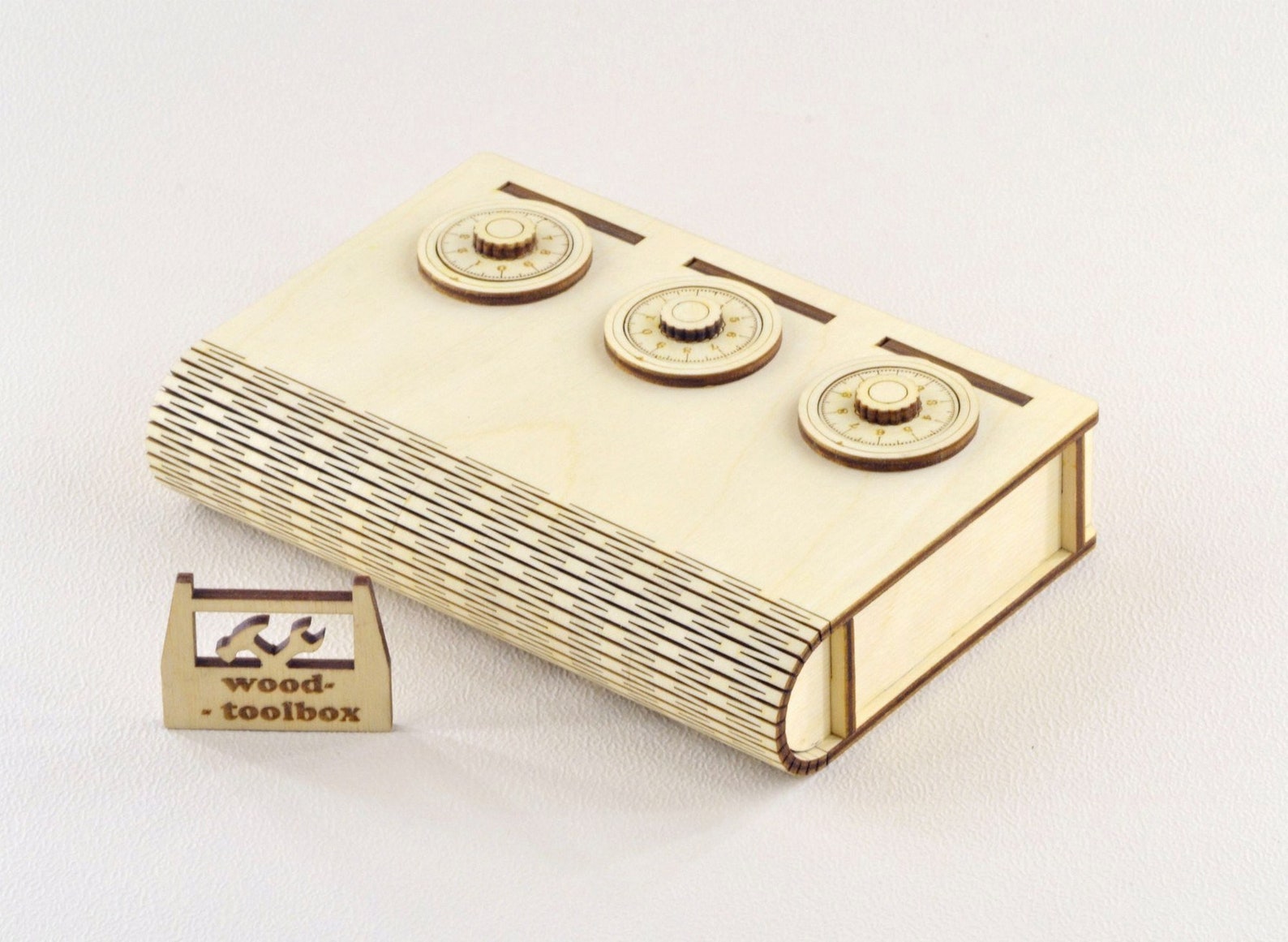 Coded Wooden Box Laser Cut Files SVG PDF CDR. Digital - Etsy