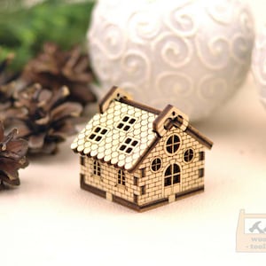 Little Christmas Houses (6 Pieces) – Laser Cut Files - Christmas ...