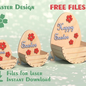 Free Files - Easter Tray – Laser Cut Files - Easter Decor - Svg+dxf+pdf ...