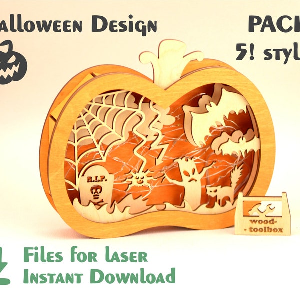 Halloween Laser Cut - Etsy