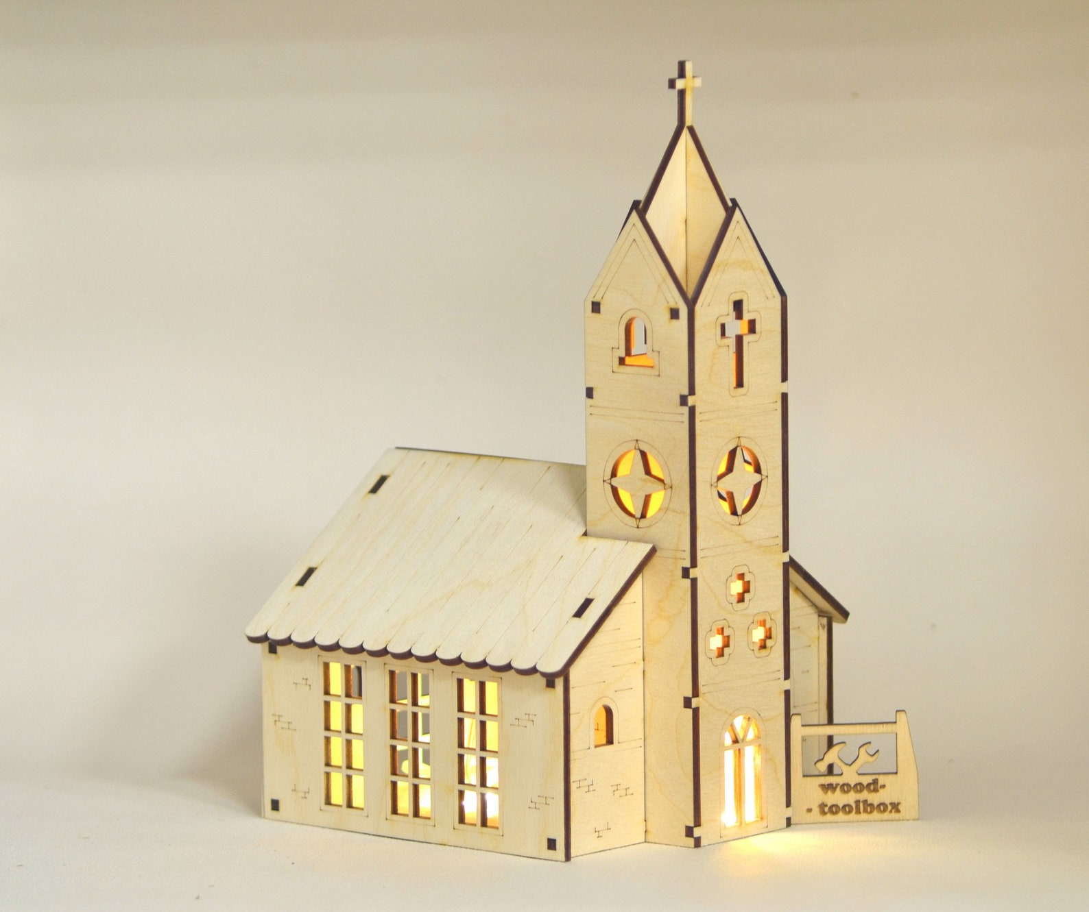 Church Laser Files Building Modelling Custom Files for | Etsy