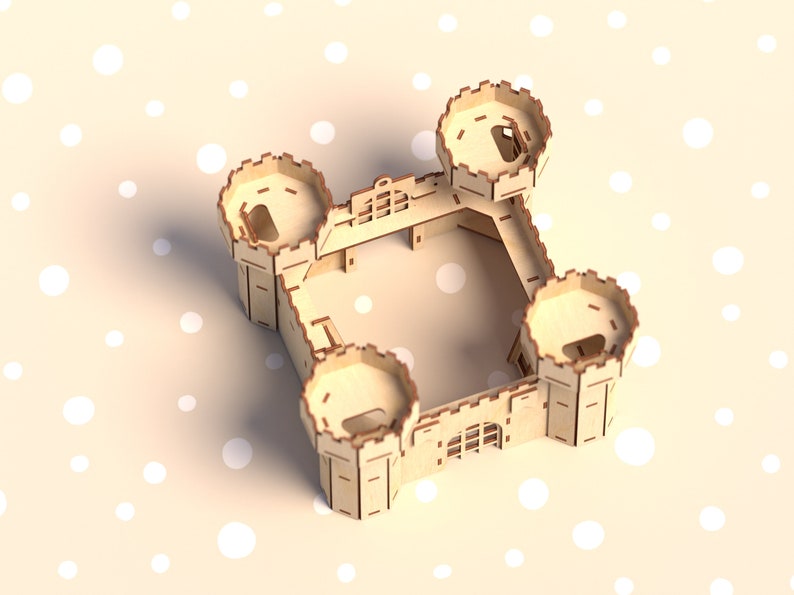 Fortress Laser Cut Files Instant Download Digital Template - Etsy Australia