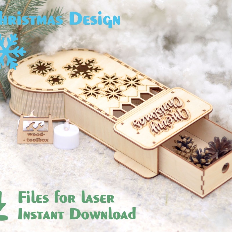 Glowforge Christmas Files - Etsy