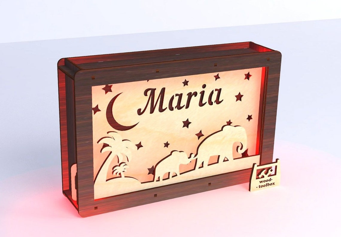 Lightbox With Replaceable Layers – Shadowbox - Laser Files. CDR, DXF ...
