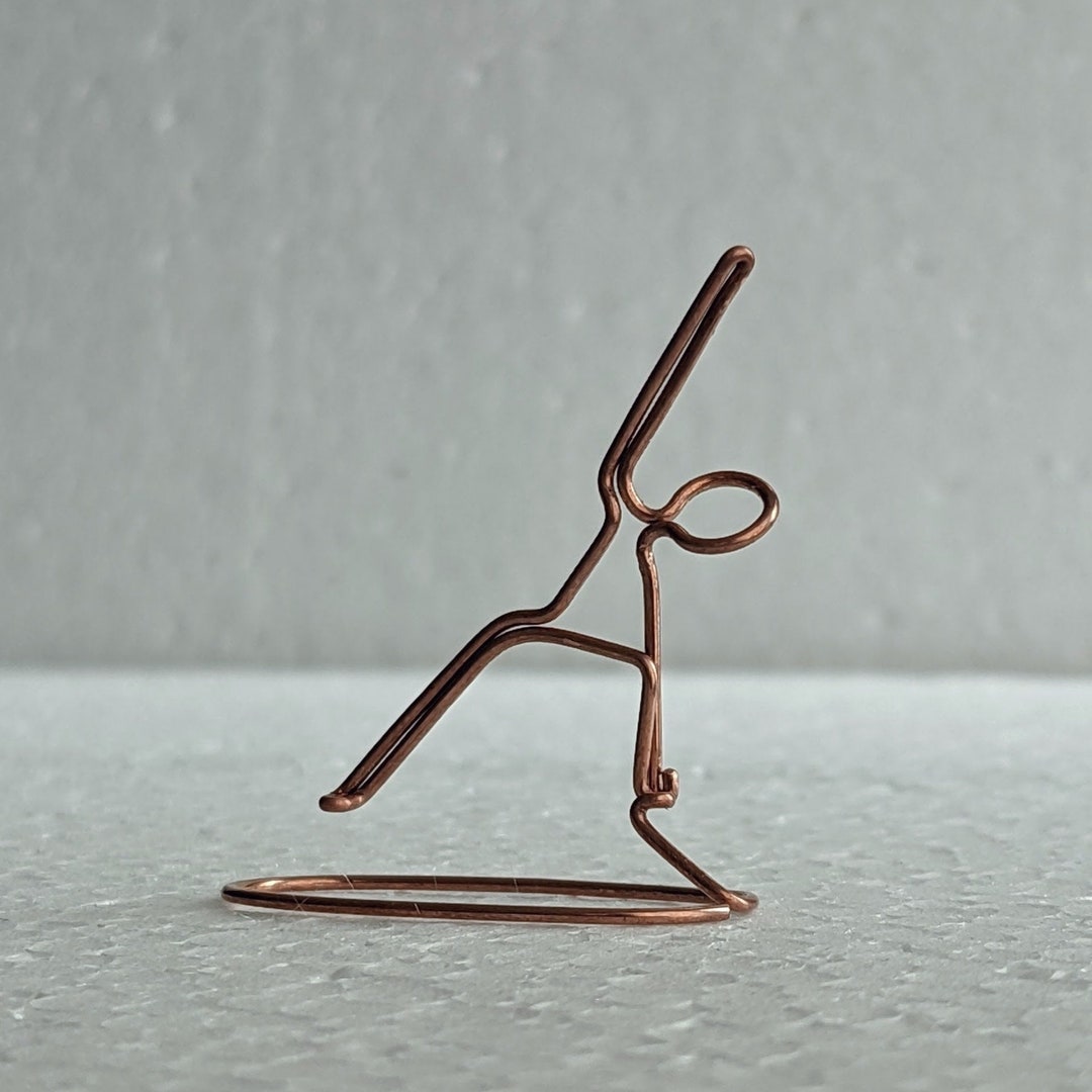 Wire Figure, Yoga Pose #3, Sculpture, Wire Art, Gift - Etsy