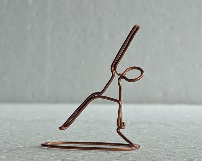 Drahtfigur, Yoga Pose 3, Skulptur, Wire Art, Geschenk - Etsy