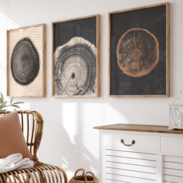 Tree Ring Wall Art - Etsy