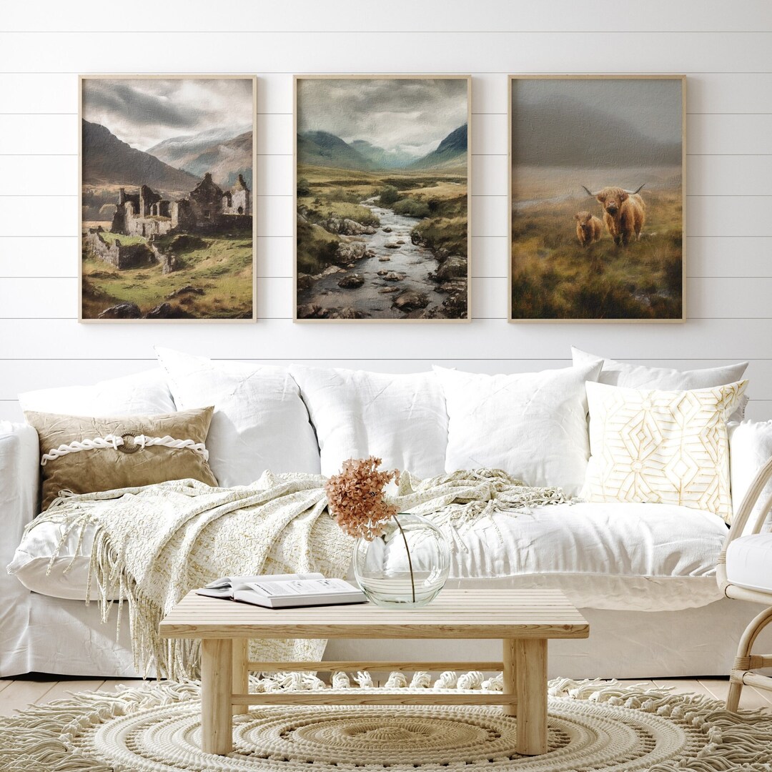 Scottish Highlands Prints | Scotland Art Prints | Countryside Home ...