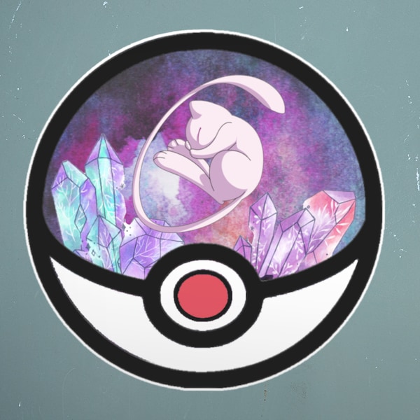Mew Pokeball - Etsy