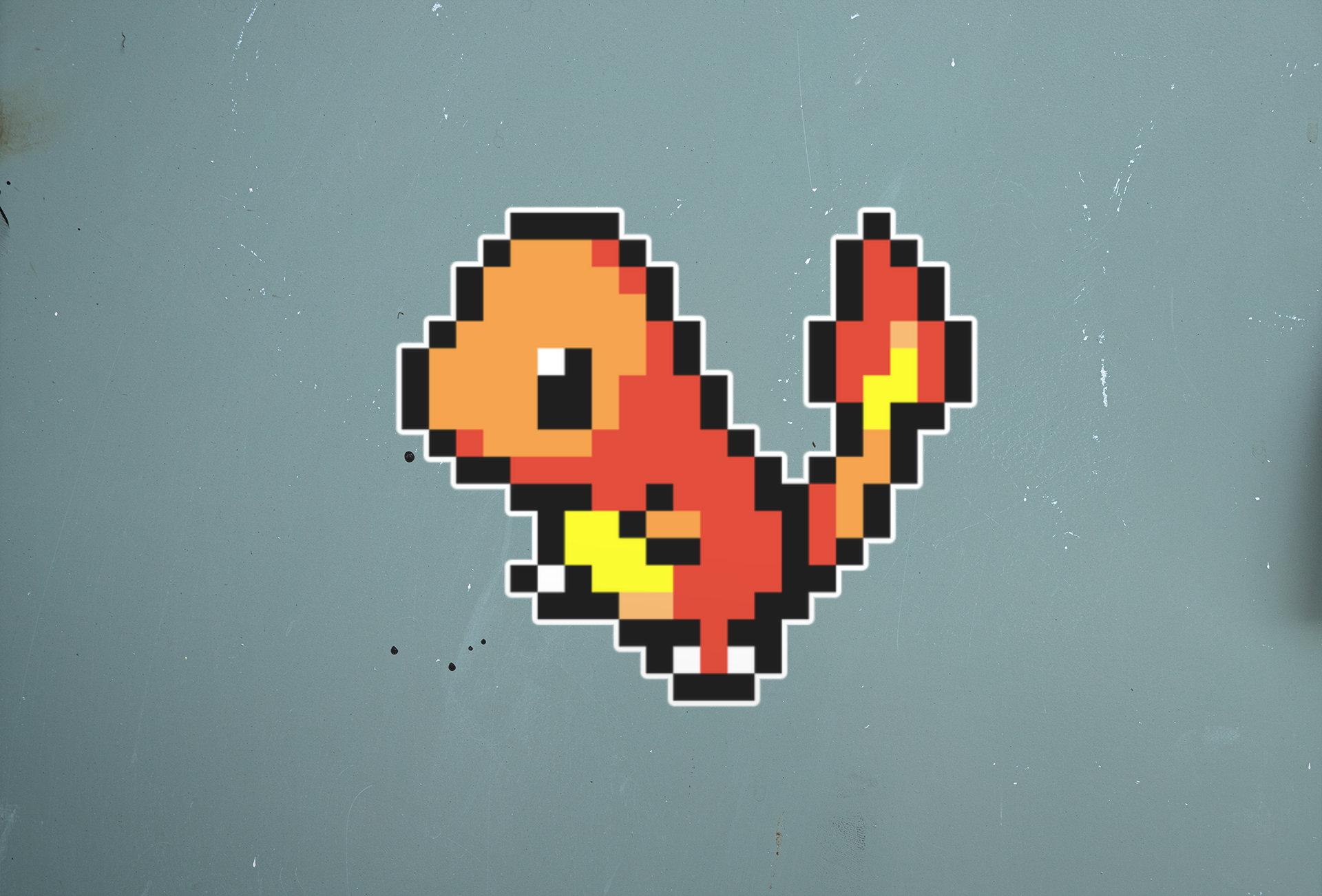Charmander, Charmeleon, Charizard 8 bit Pokemon Evolution Pegatina ...
