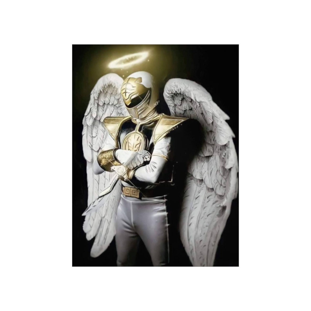 White Ranger RIP Rest in Piece Jason David Frank Angel Poster - Etsy