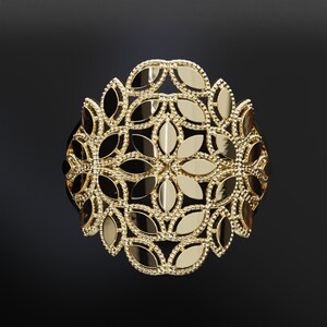 Delicate Gold Bead Drop Rings Lightweight Glamour for Women's Genuine ...