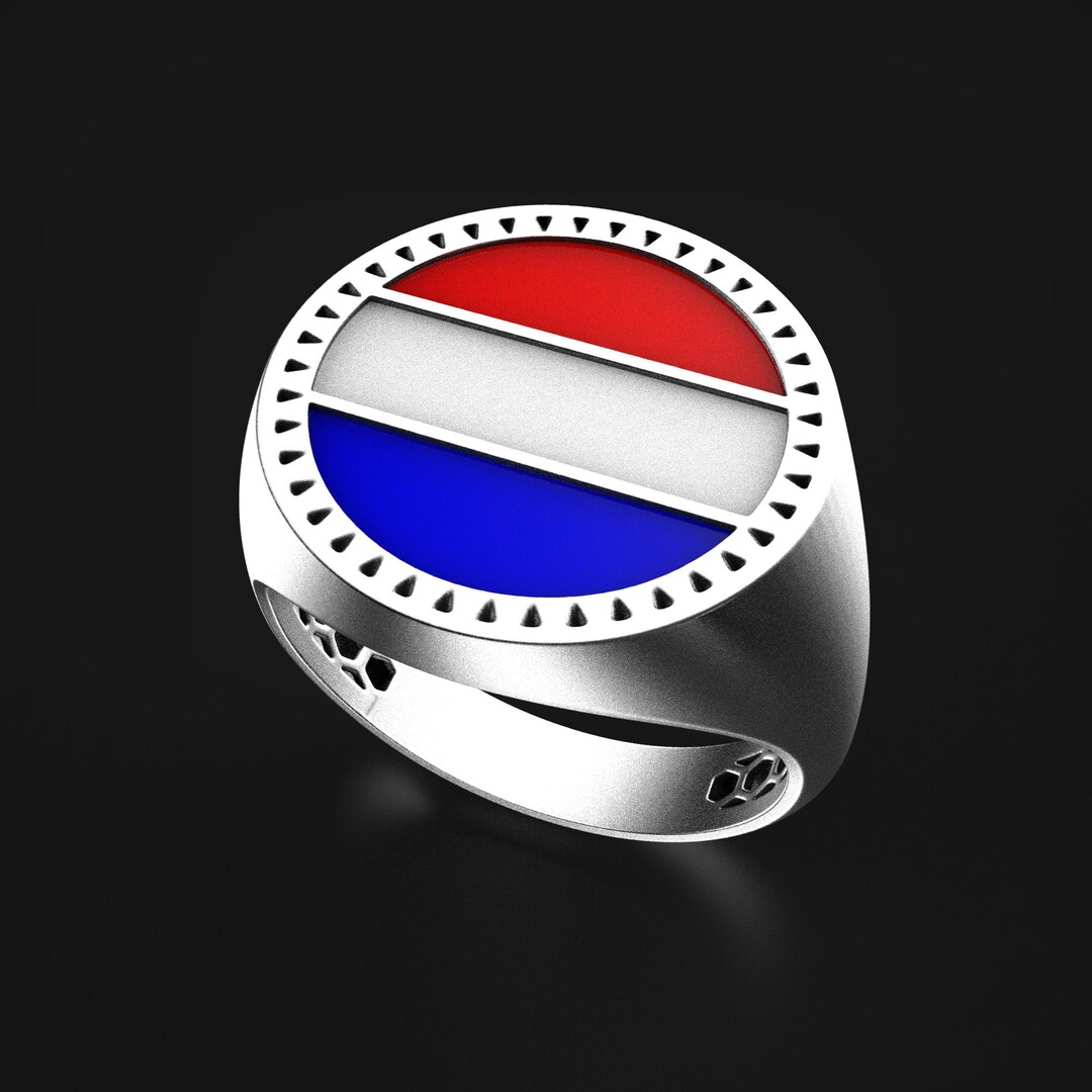 Netherlands Signet Ring, Gold or Silver Gifts, Countries Rings, Fans ...