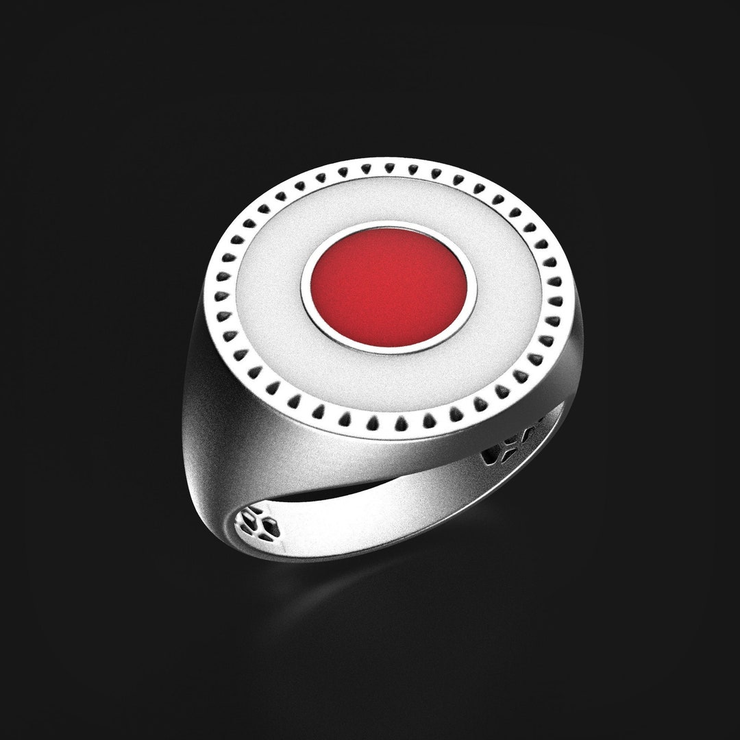 Japan Signet Ring, Gold or Silver Gifts, Countries Rings, Fans ...