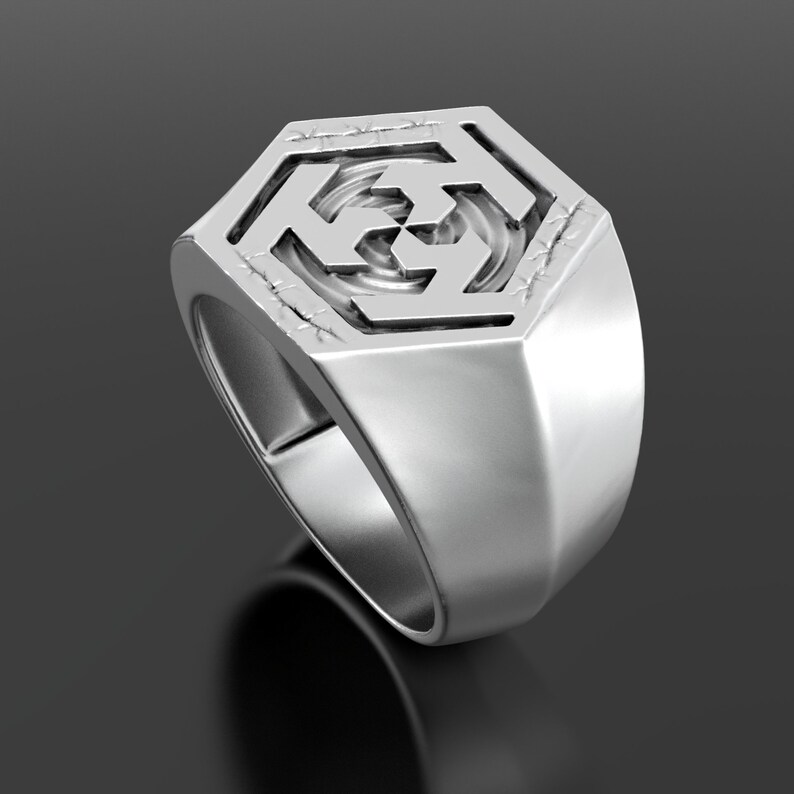 God's Lion Ali Arabic Calligraphy Rings, Muslim Ring, Islamic Rings ...