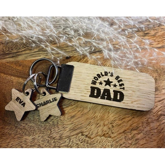 BEST DAD KEYRING Best Dad in the World Keyring Grandad - Etsy UK