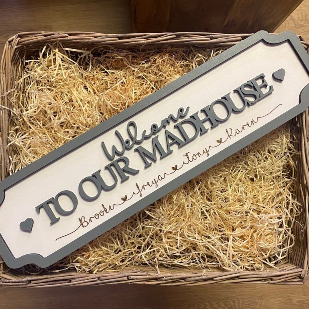 Welcome to the MADHOUSE Sign Our Madhouse Street Signs Railway Sign ...