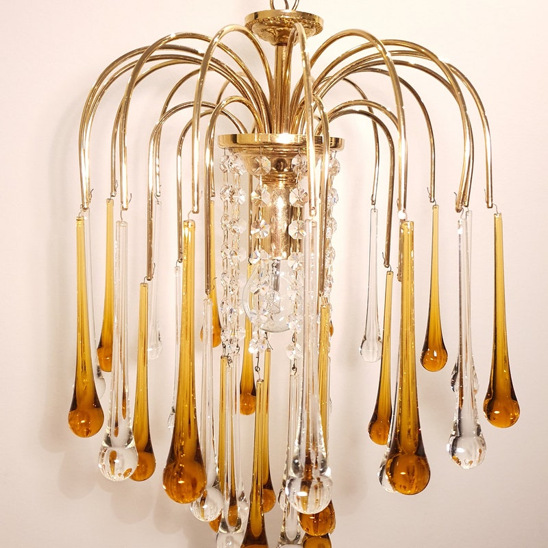 Waterfall Chandelier - Etsy