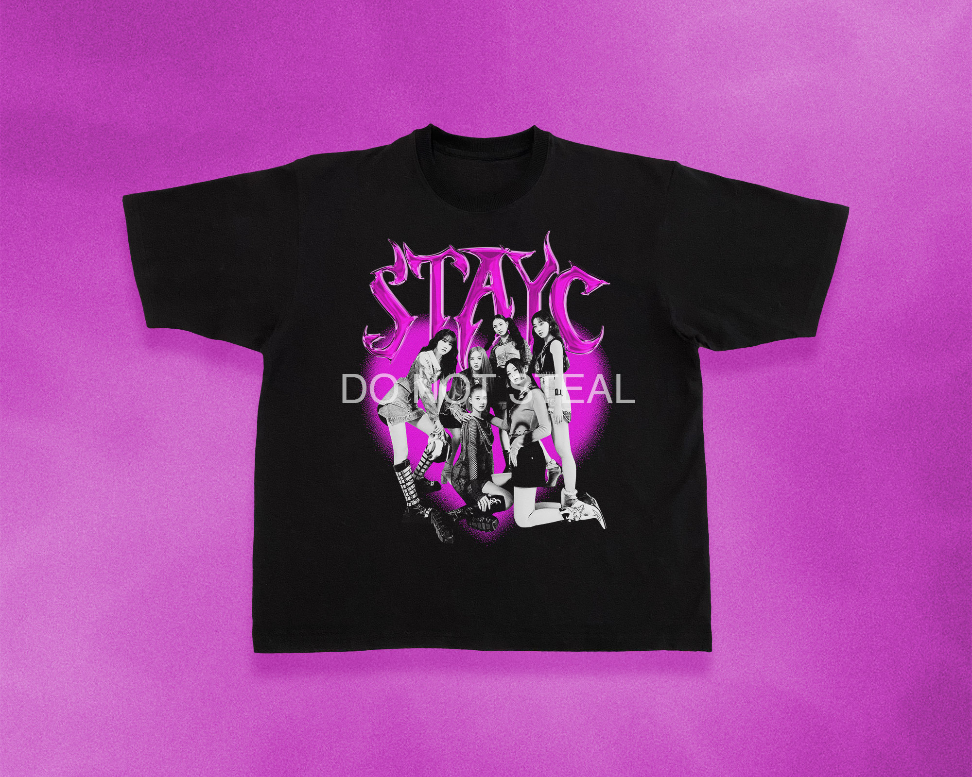 STAYC Bubble Teenfresh Tour Shirt Kpop Merch Album Light Stick ...