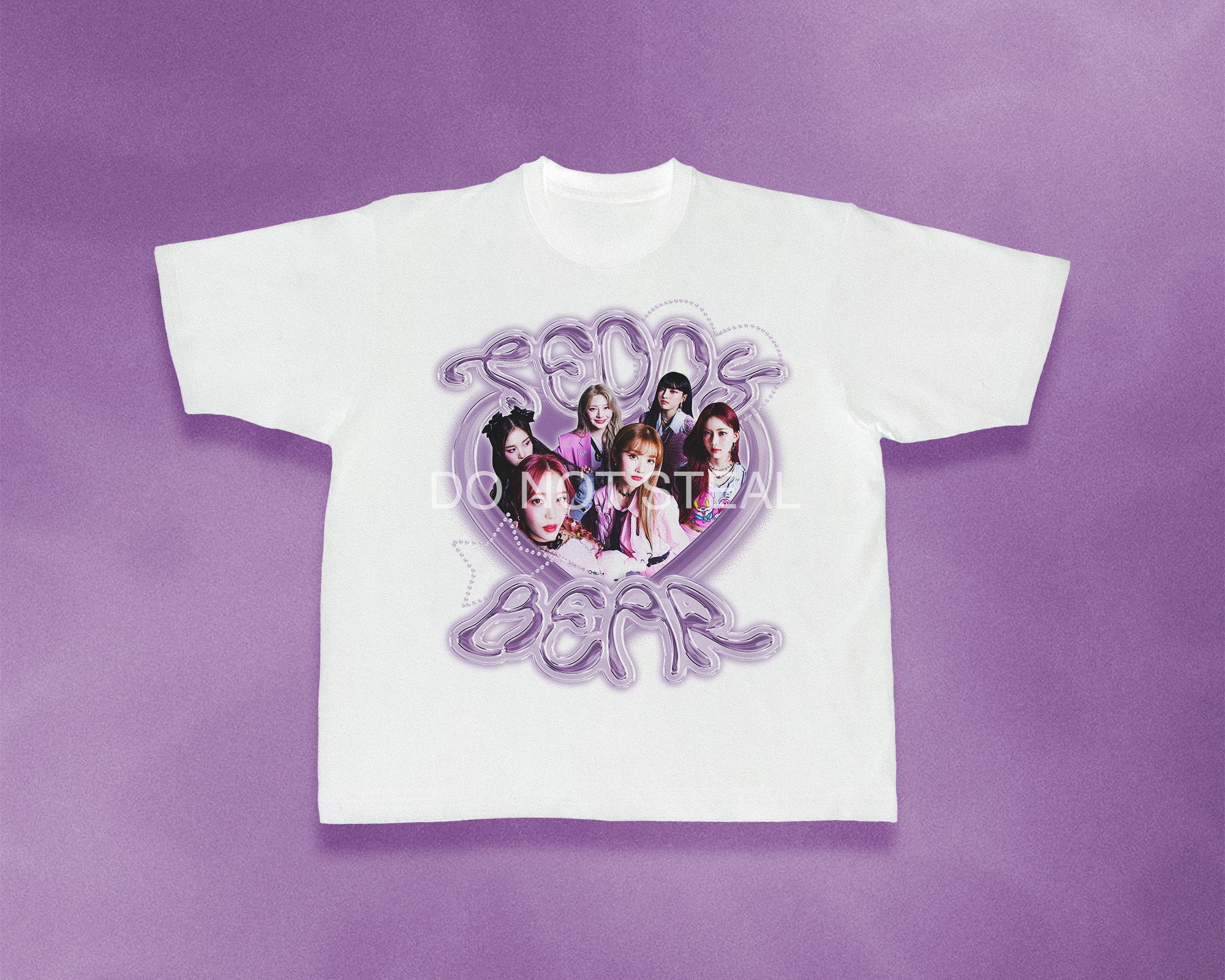 STAYC Teddy Bear Teenfresh Tour Shirt Kpop Merch Album Light Stick ...