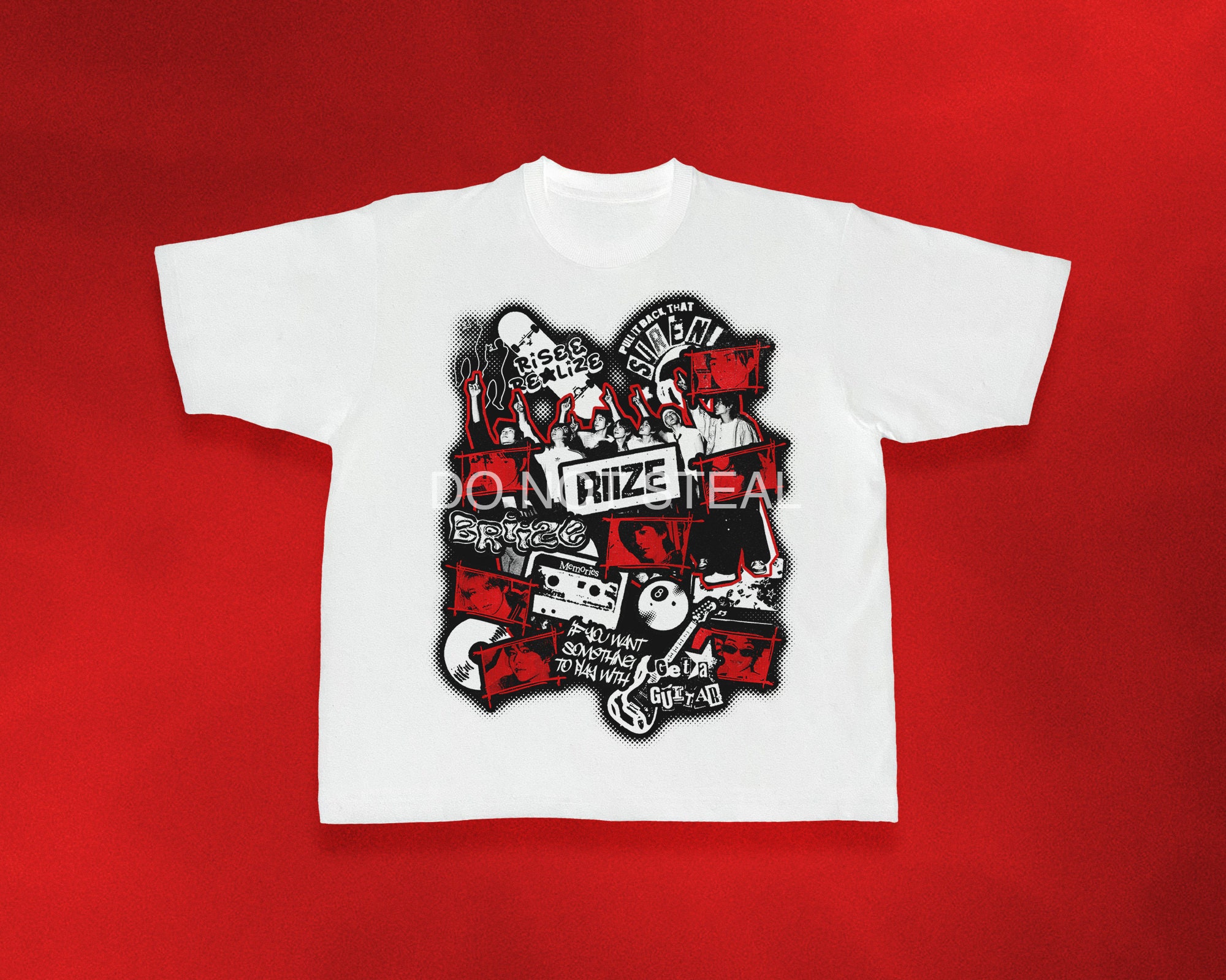 RIIZE Siren Memories Get A Guitar Riizing Day Tour Shirt Kpop Merch ...