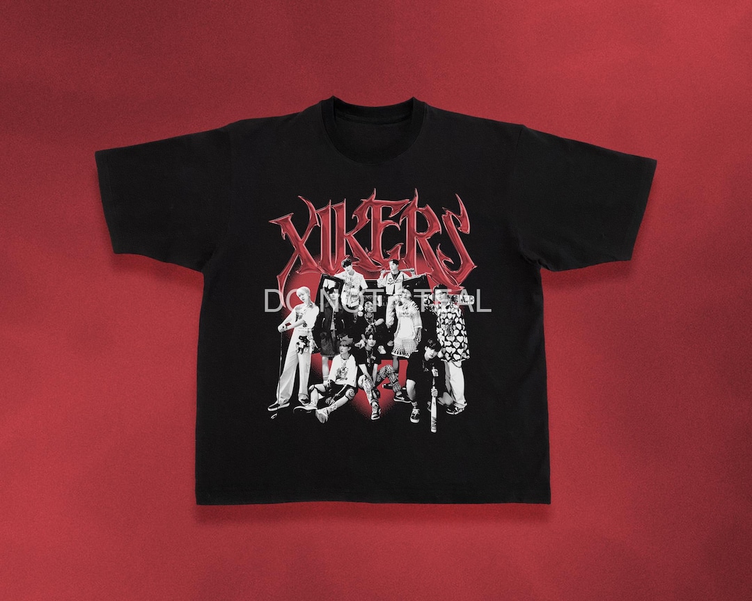 XIKERS Road to XY Enter the Gate Tour Shirt Kpop Merch Album Light ...