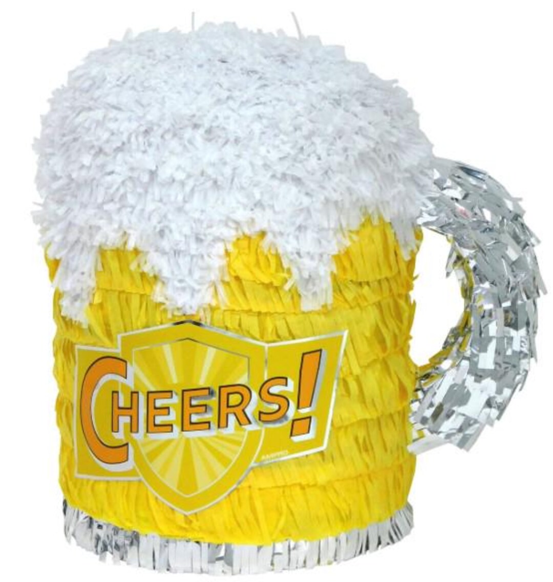Cheers Beer-mug-shaped Pinata for Parties/holiday Celebrations, 11.75 ...