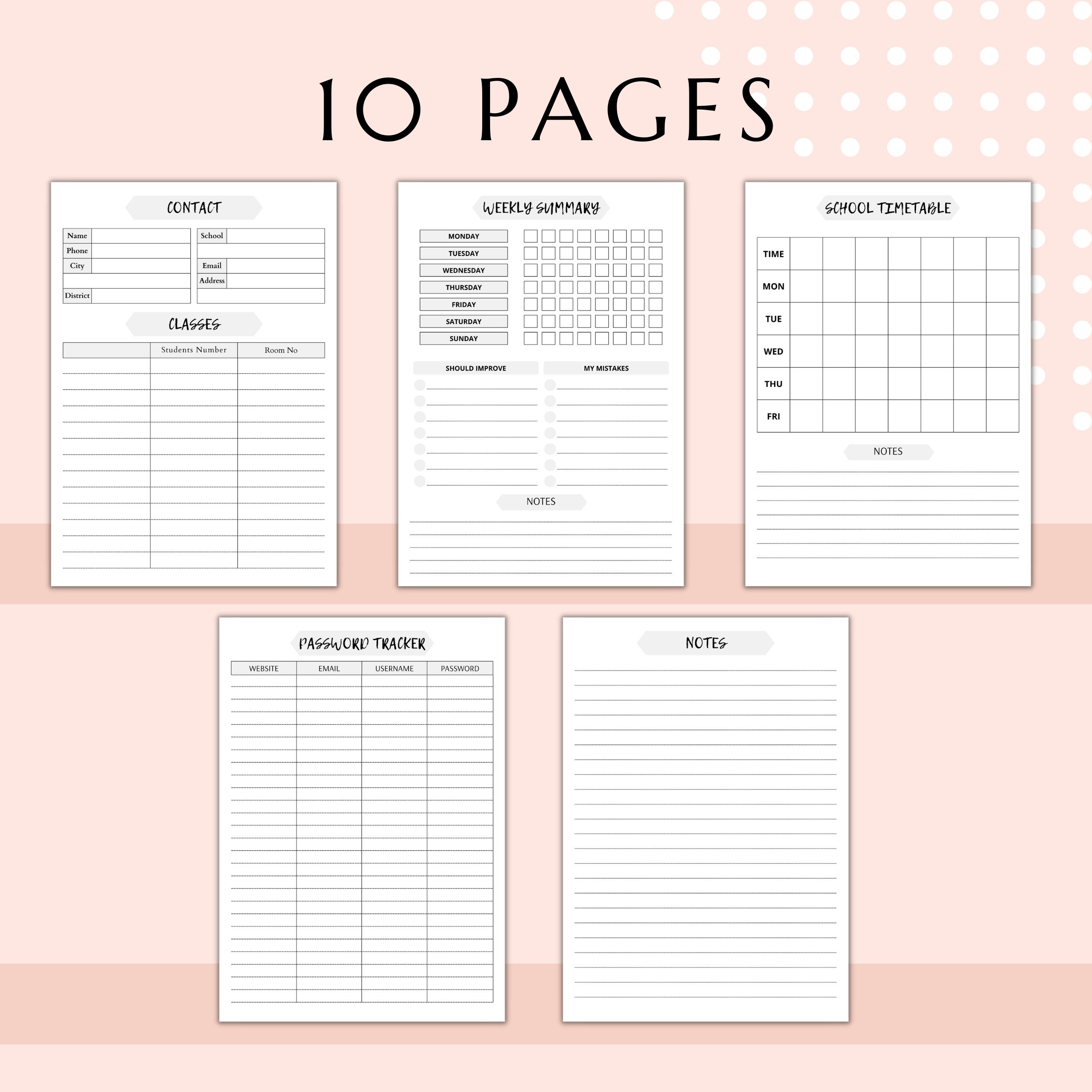 Notion Template, ADHD Planner Kids, ADHD Journal, Adhd Productivity ...