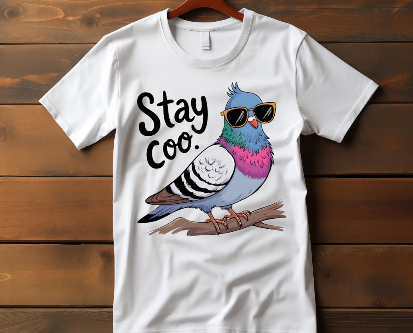 Pigeon Shirt Png, Stay Coo Shirt, Funny Pigeon Shirt, Cute Bird Meme ...