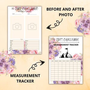75 Soft Challenge Tracker Printable Editable, Daily 75 Soft Challenge ...