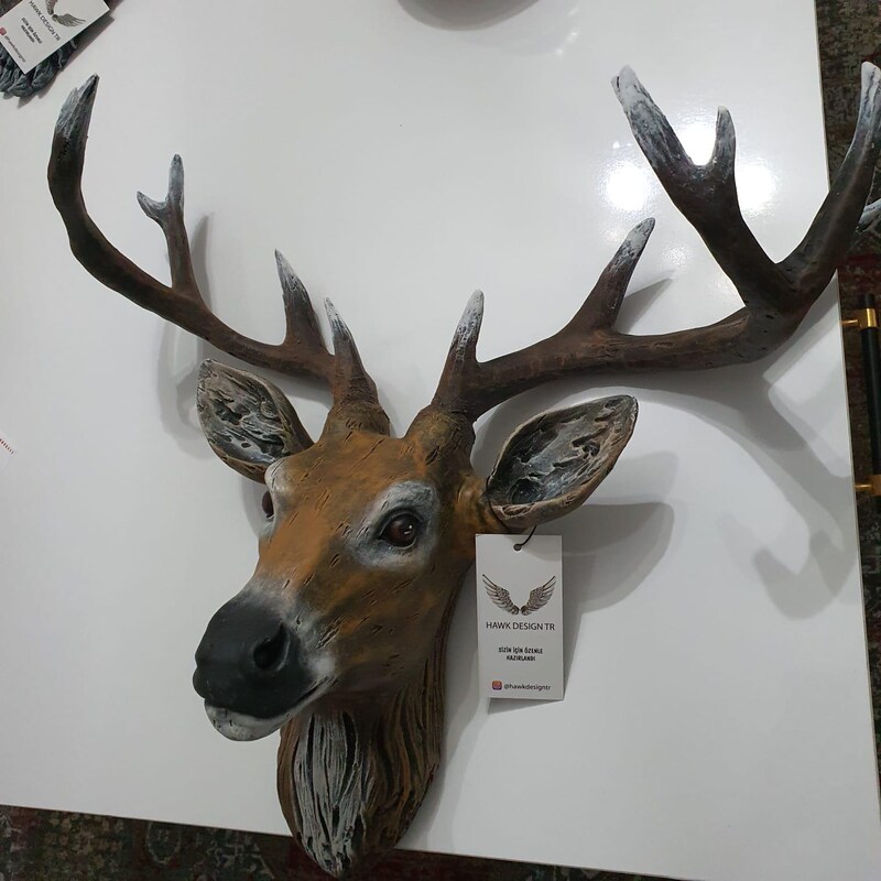 Deer Head Wall Decor - Etsy