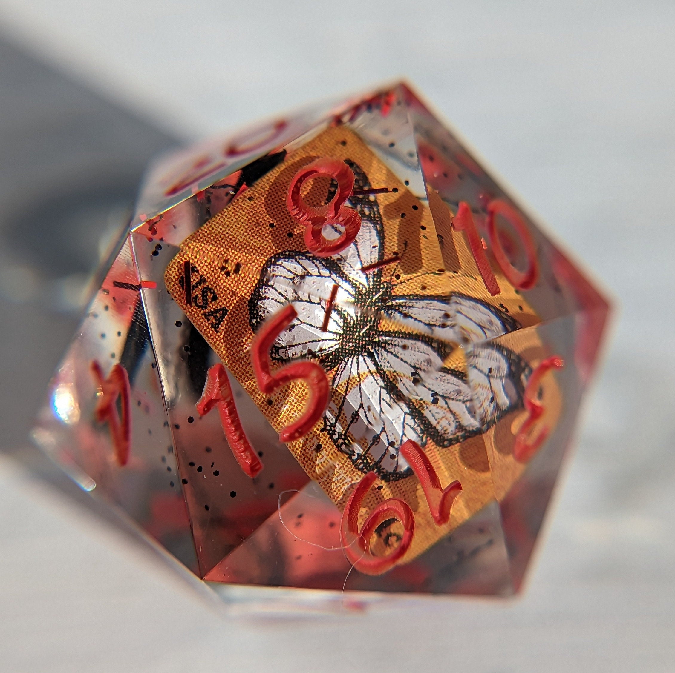 Creepy Crawlies Sharp Edge Resin Polyhedral Dice Set 8 - Etsy