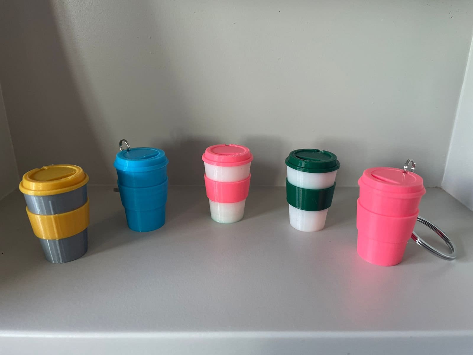 3D Printable Coffee Cup Keyring STL FILE Instant Download - Etsy