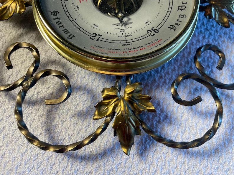 Vintage British Barometer - Etsy