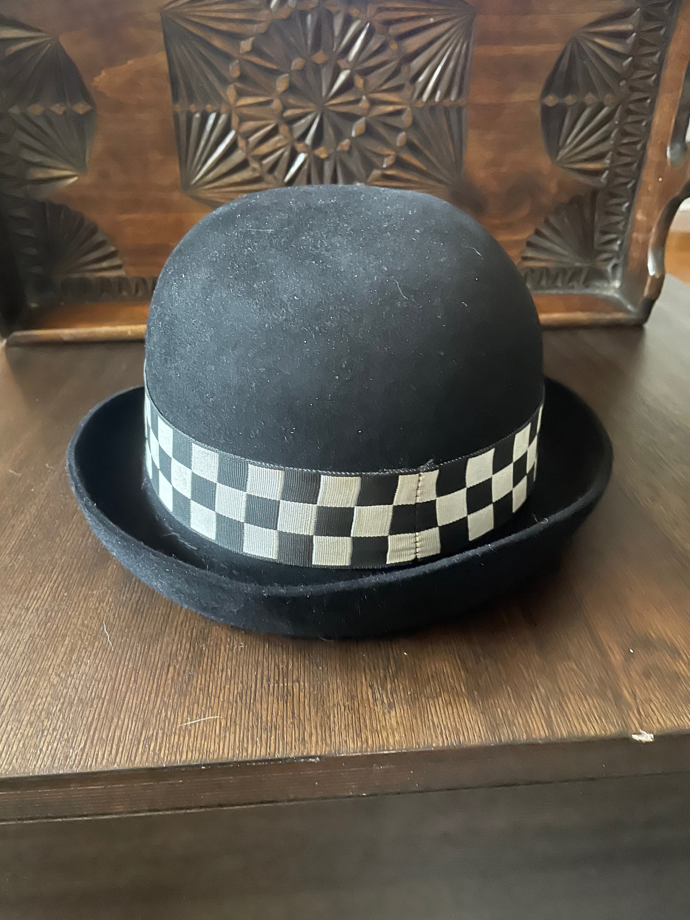 Authentic Vintage British Police WPC Bowler Hat - Etsy