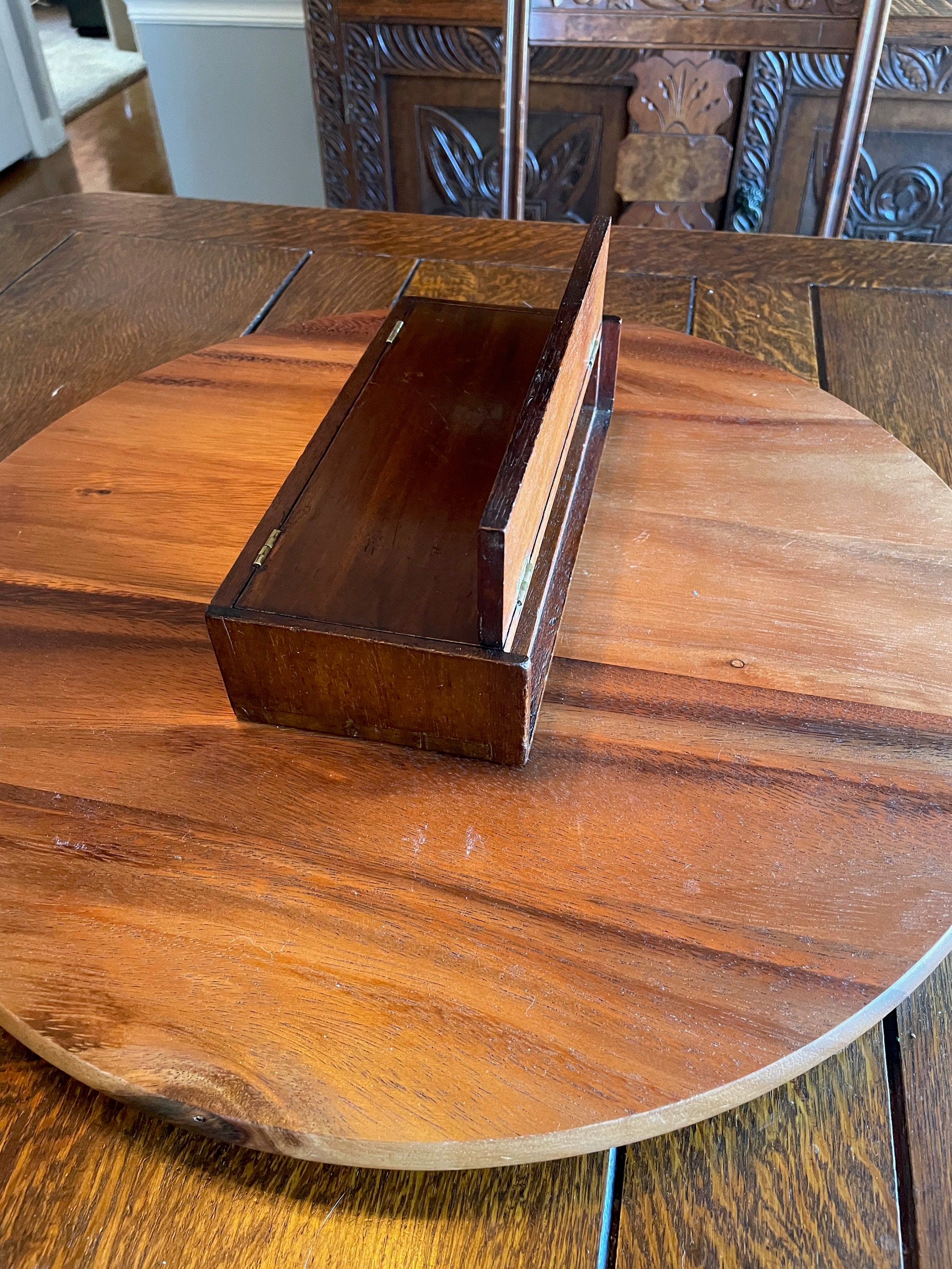 Vintage Wooden Folding Box - Etsy