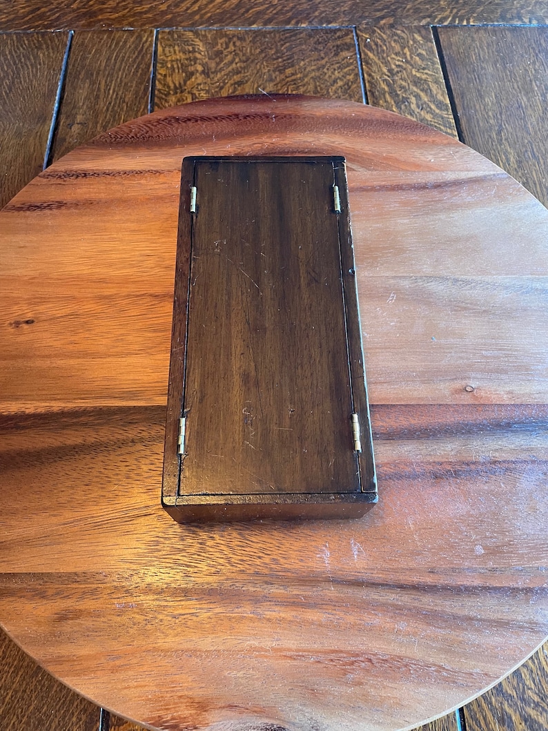 Vintage Wooden Folding Box - Etsy