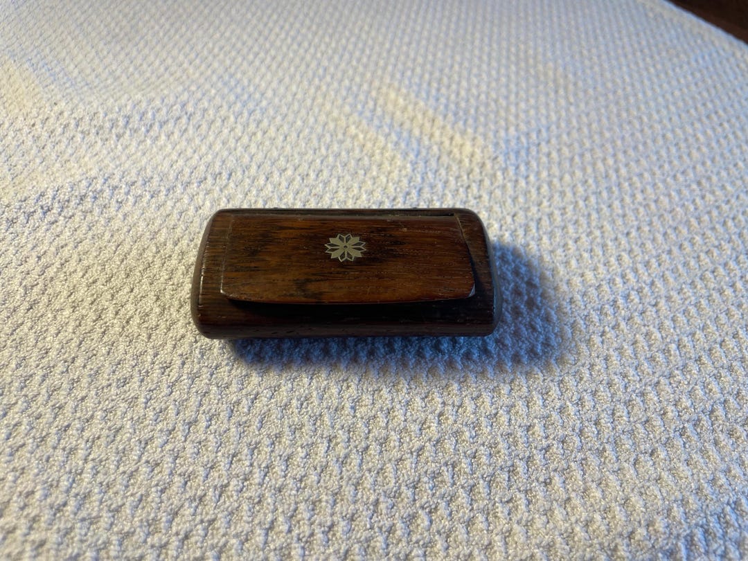 Victorian Oak Snuff Box - Etsy