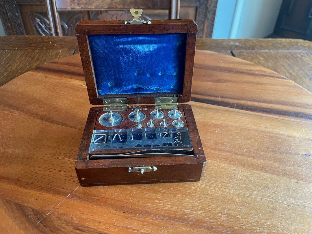 Vintage Boxed Set of Scientific Laboratory Assay Weights, London - Etsy