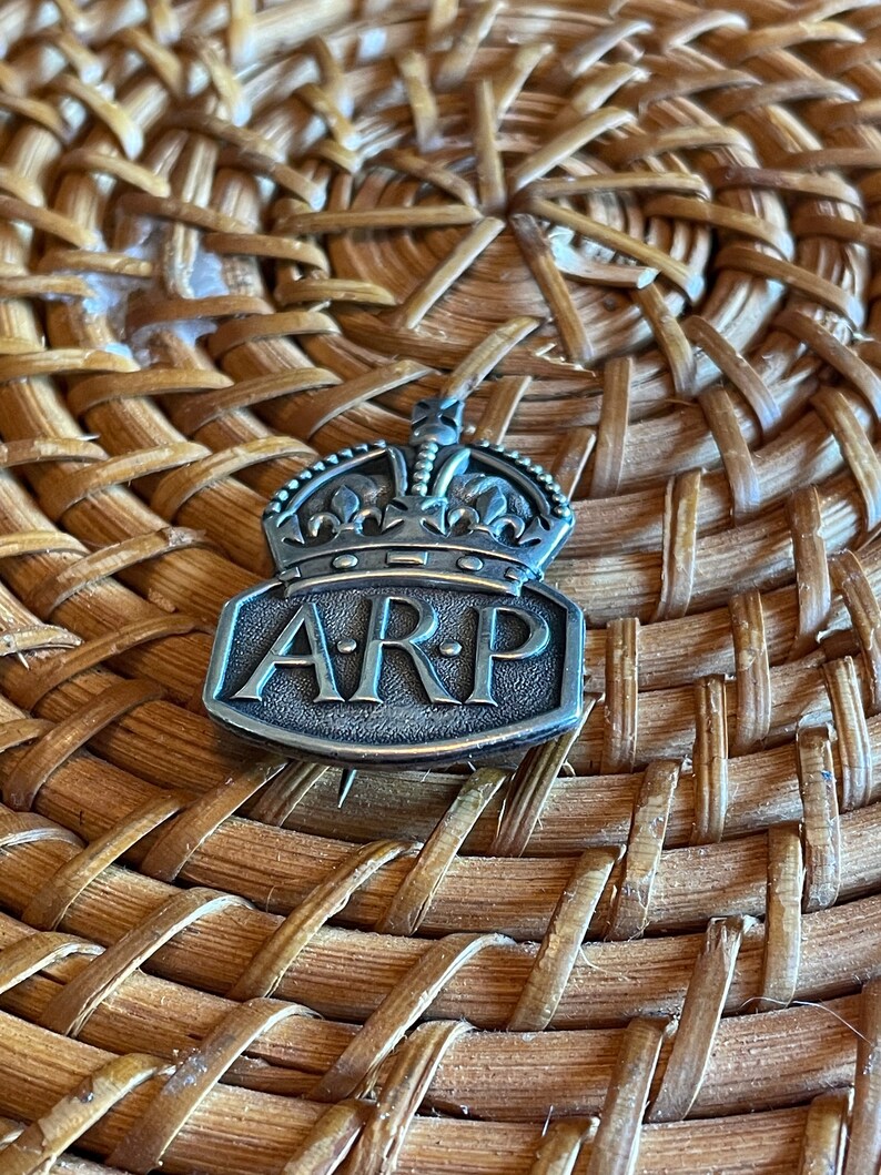 WW2 A.R.P Silver Lapel Badge - Etsy