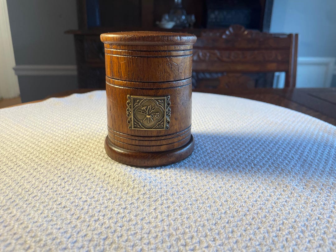Victorian Oak Treen With Farming Decoration - Etsy