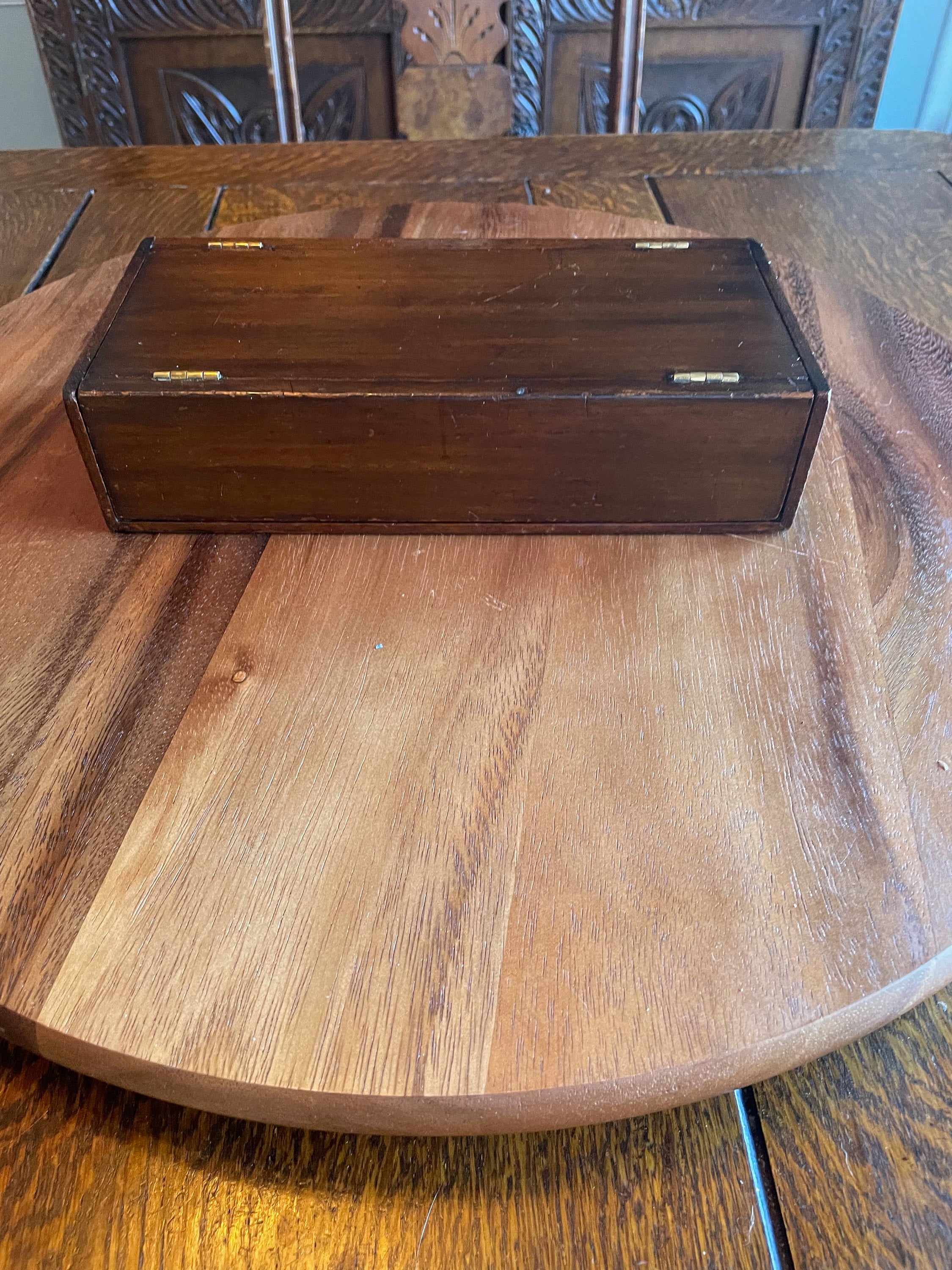 Vintage Wooden Folding Box - Etsy