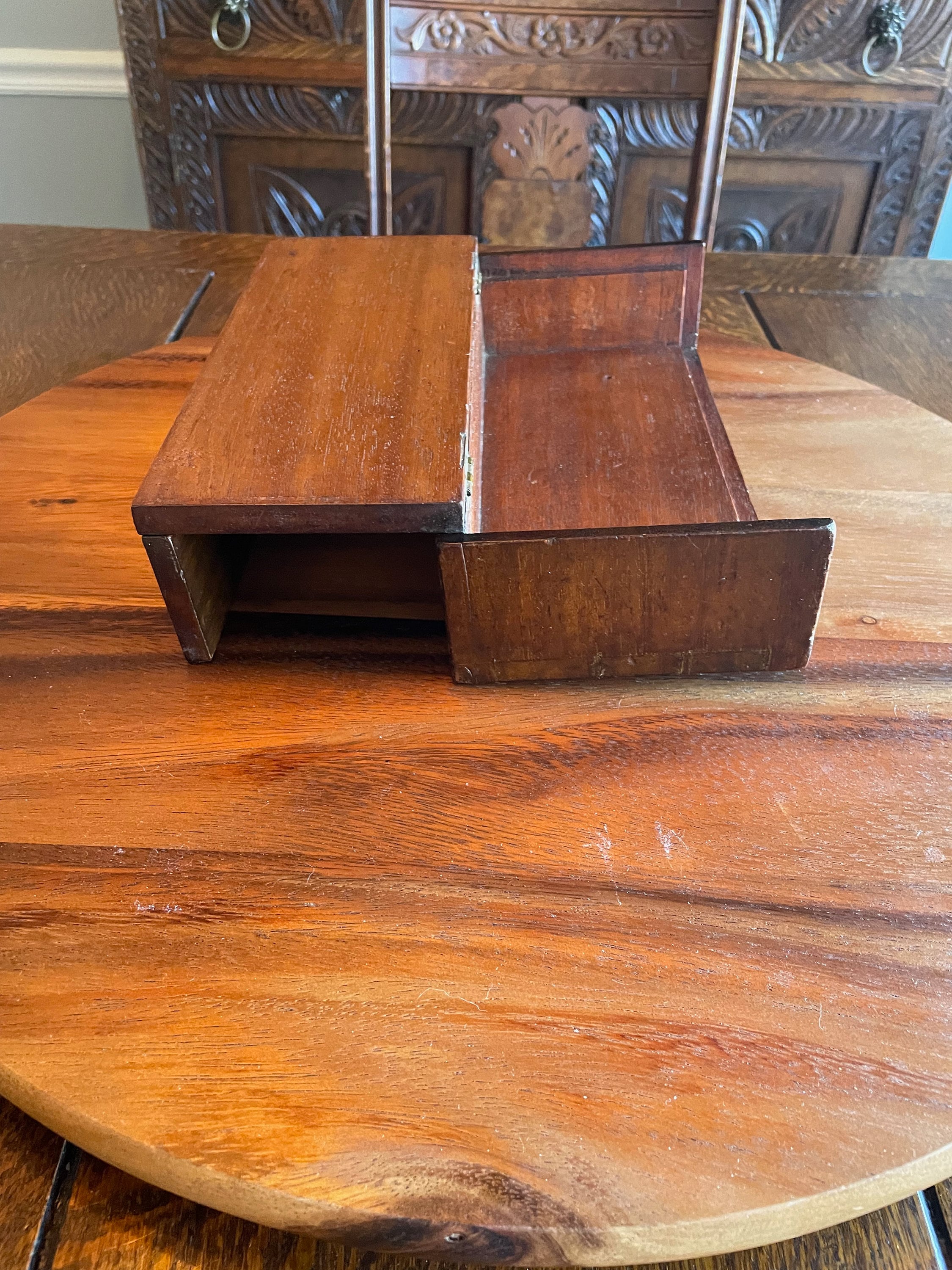 Vintage Wooden Folding Box - Etsy